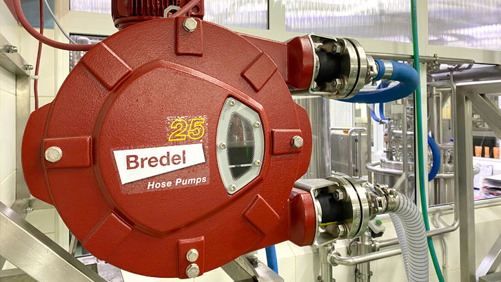 Bredel reliably transfers viscous peach concentrate | WMFTS