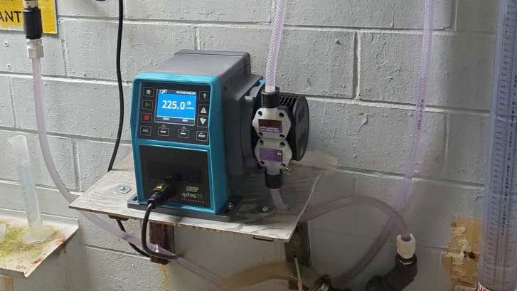 Qdos peristaltic pump faultless polymer dosing | WMFTS