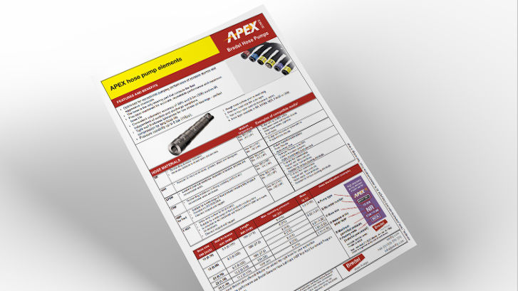 APEX hose pumps series from Bredel | WMFTG